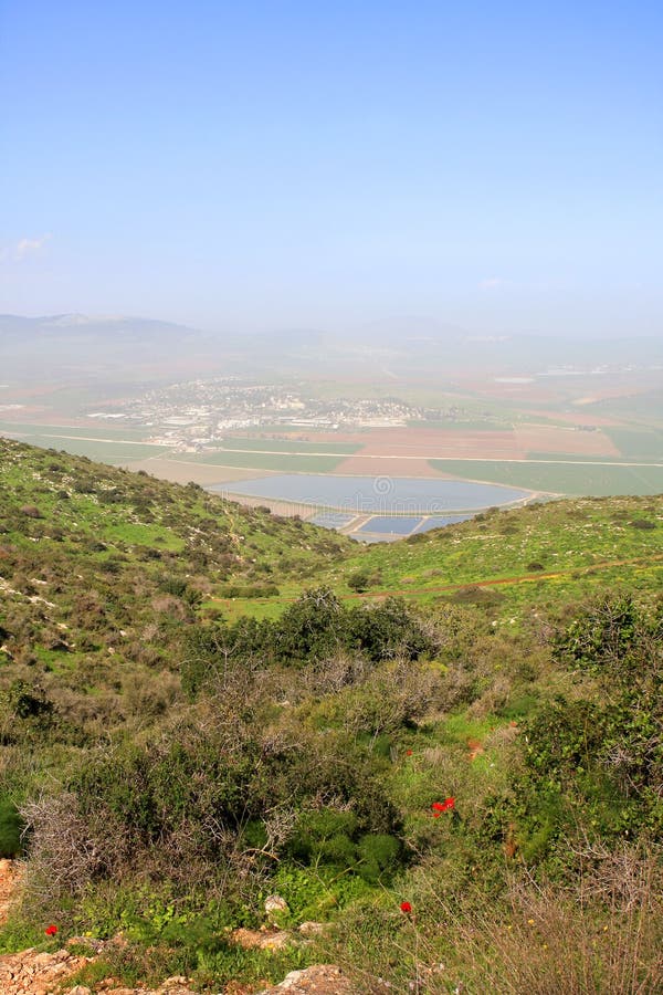 Mount Gilboa stock photo. Image of view, king, ponds - 23989156