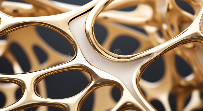 Gilded Elegance - Luxurious Golden Patterns Stock Image - Image of ...