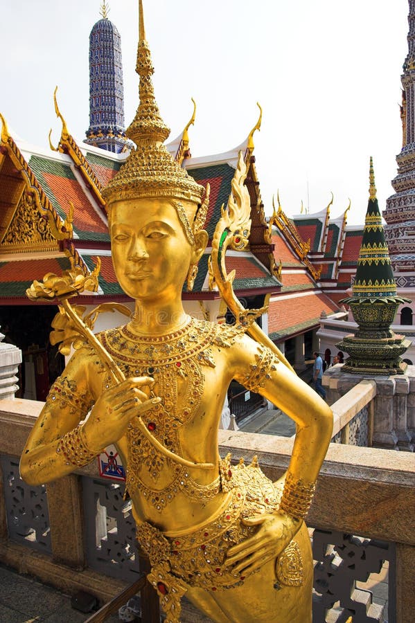 Gilded Golden Statue stock image. Image of collection - 2327303