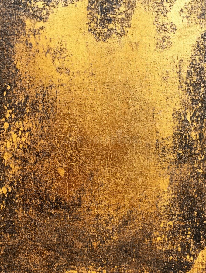 Gilded Texture Abstract Art Stock Photo - Image of painting, canvas ...