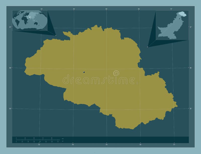 Location Gilgit-Baltistan on Map Pakistan. 3d Location Sign Similar To ...