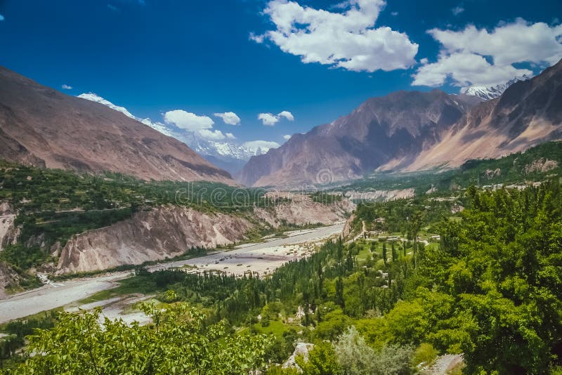 Gilgit river valley stock photo. Image of cliff, hiking - 65442396