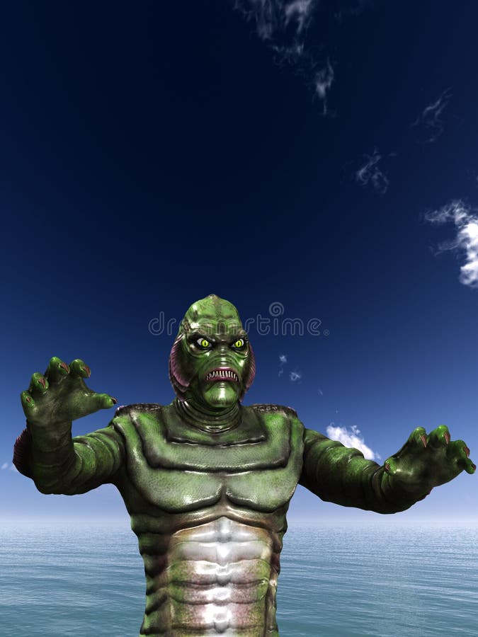 Gill Monster 3 stock illustration. Illustration of gills - 11626996