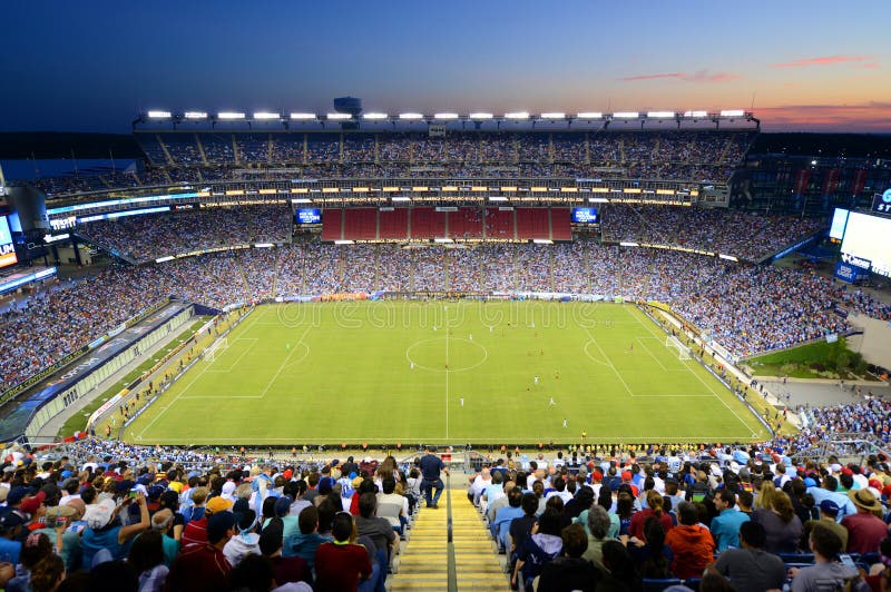 Gillette Stadium, Foxborough, Massachusetts, U.S.a. Immagine Editoriale ...