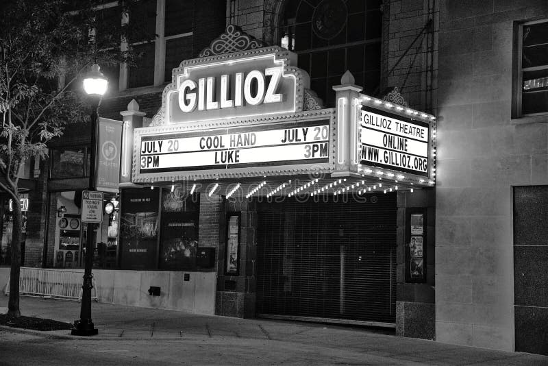 Gillioz Theatre in Springfield, MO Editorial Stock Image - Image of ...
