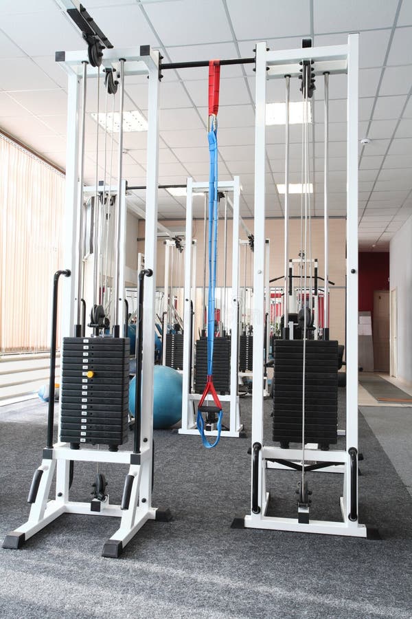 At the gim stock image. Image of metal, fitness, iron - 67683373