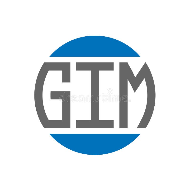 GIM Letter Logo Design on White Background. GIM Creative Initials ...