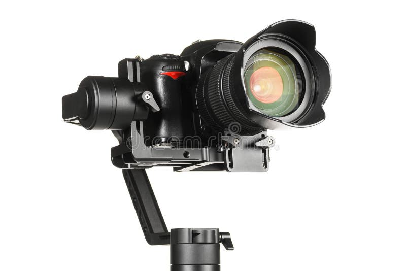 Gimbal Stabilizer with Camera Stock Image - Image of action, motor ...
