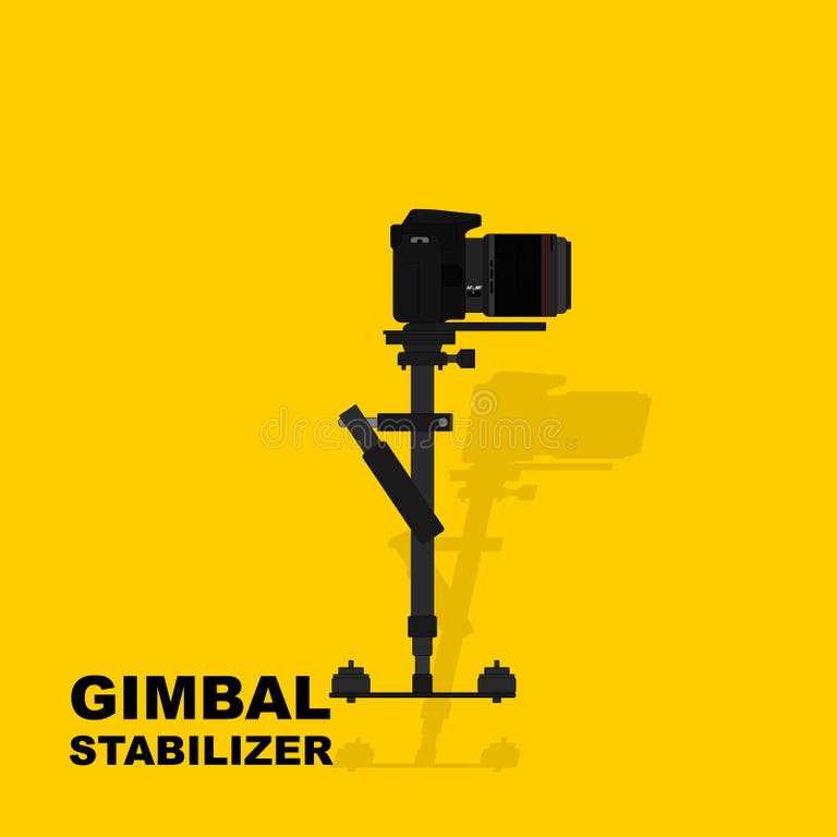 Gimbal Stabilizer with Camera Vector Design Stock Vector - Illustration ...