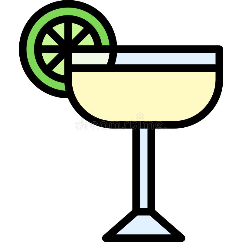 Gimlet Cocktail Icon, Alcoholic Mixed Drink Vector Stock Vector ...