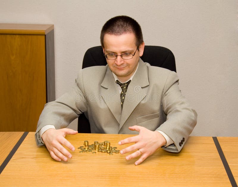 Gimme the money stock image. Image of grab, coins, businessman - 2295109
