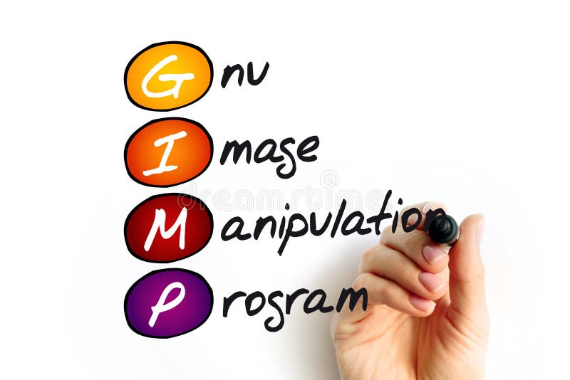 GIMP - Gnu Image Manipulation Program Acronym, Concept Background Stock ... GIMP - Gnu Image Manipulation Program Acronym, Concept Background Stock ...