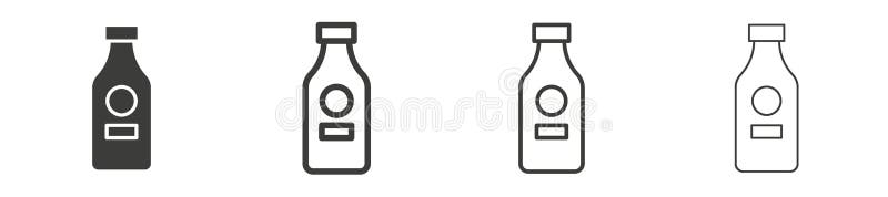 Gin Icon Vector Set on White Background Stock Vector - Illustration of ...