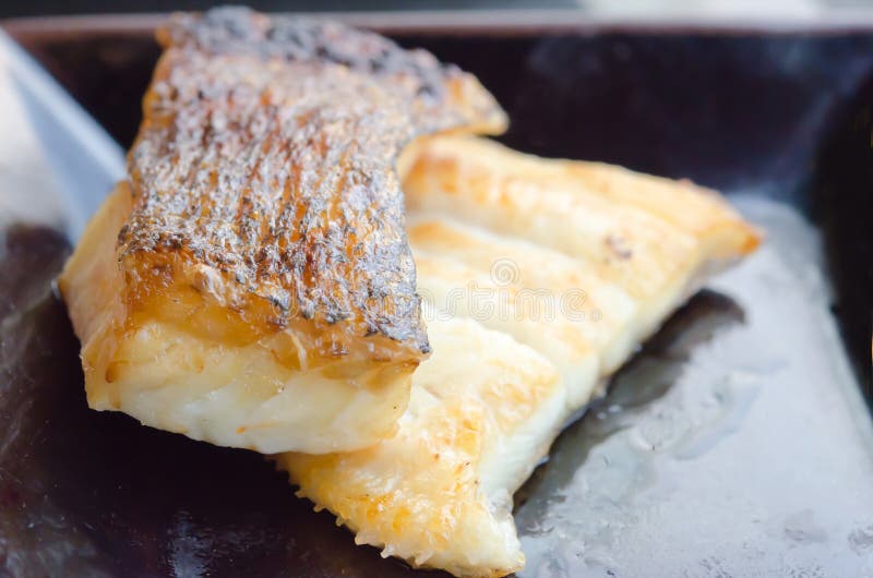 Gindara on dish stock photo. Image of meal, sable, asian - 31894606