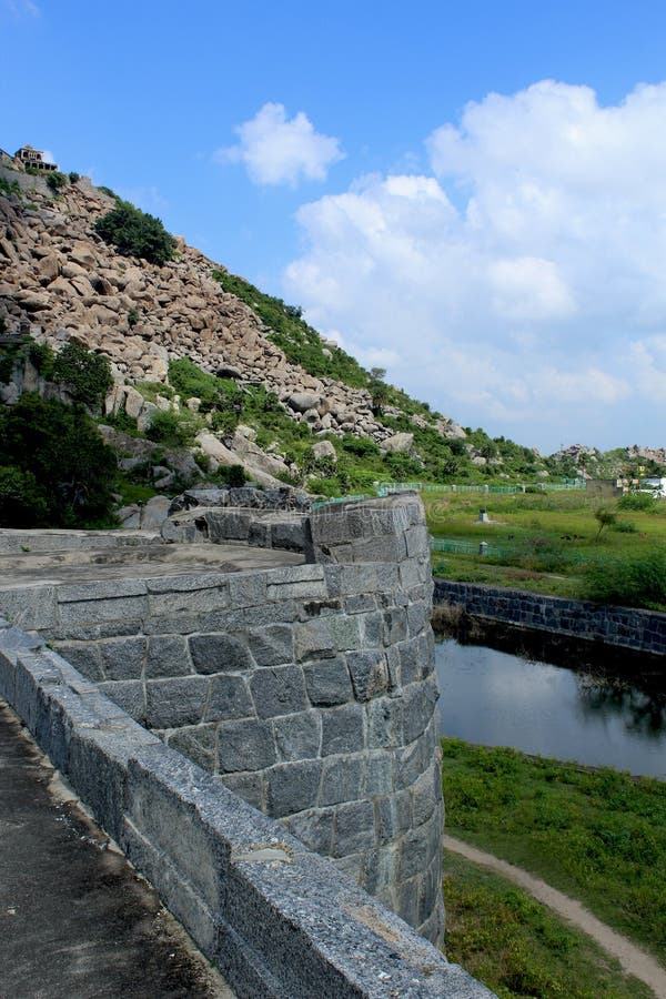 Old fort wall and turret stock image. Image of fort, fortified - 2278433