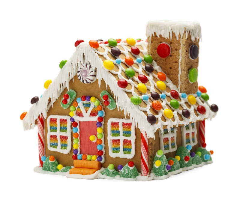 Ginger Bread House stock afbeelding. Image of leuk, gekleurd - 52770389