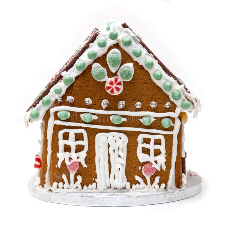 Ginger bread house stock image. Image of studio, isolated - 52087869
