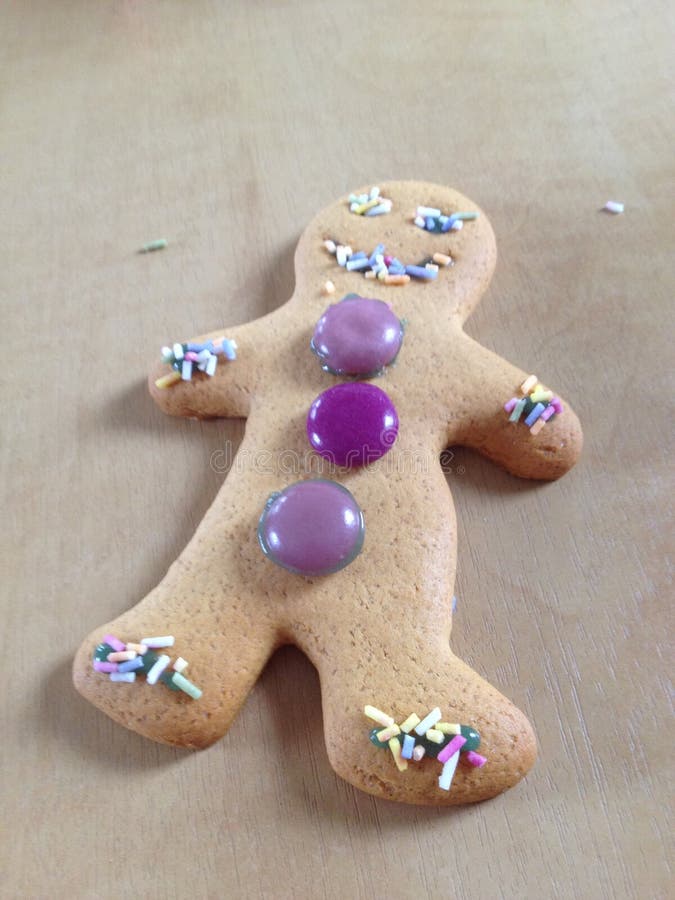 Ginger bread man stock photo. Image of sweets, face, food - 80076224