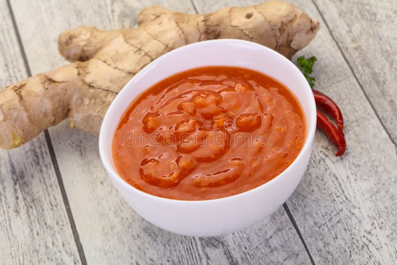 Ginger chili sauce stock image. Image of indian, roasted - 193435193