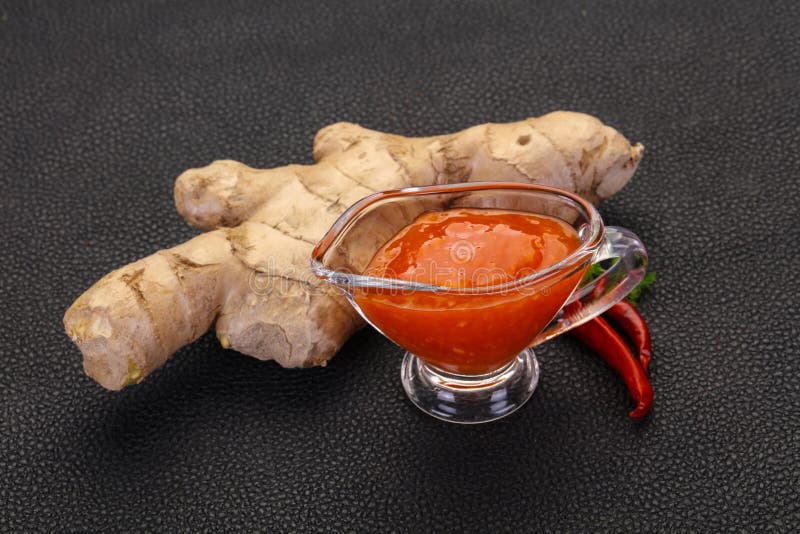 Ginger chili sauce stock image. Image of spice, marinade - 145246721