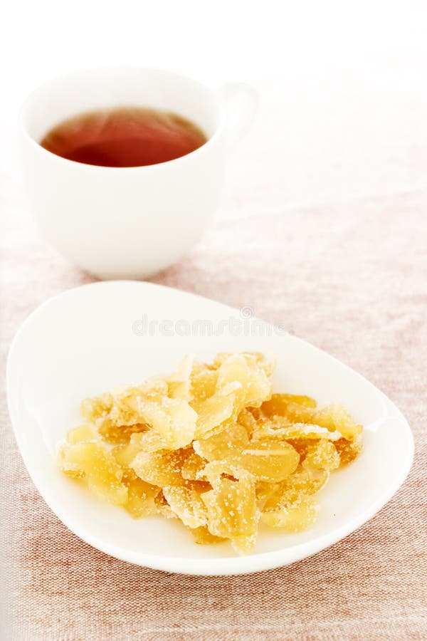 Ginger dried chips stock image. Image of plant, crystallized - 35270657