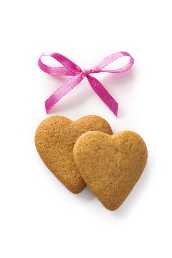 Ginger Hearts for Valentine S or Wedding Day. Stock Image - Image of ...
