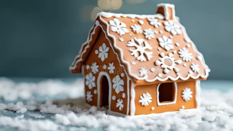 Ginger House that is Sitting on a Table Stock Video - Video of house ...