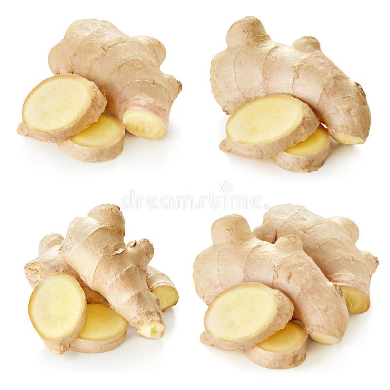 Ginger Isolated collection stock image. Image of healthy - 111372101