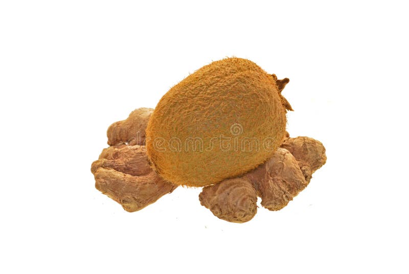Ginger Isolated on White Background Stock Image - Image of ginger ...