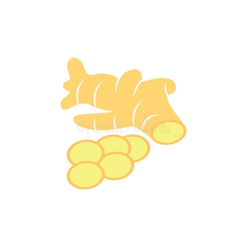 Ginger logo vector design stock vector. Illustration of isolated ...