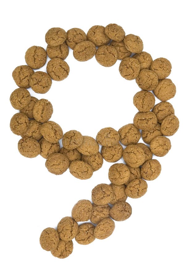 Ginger Nuts Number Nine stock image. Image of nine, sinterklaas - 3334795