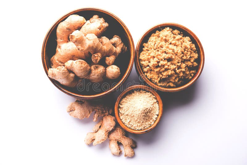 Ginger Paste / Puree or Powder / Sunth / Sonth, Selective Focus Stock ...