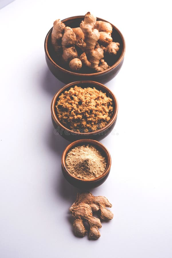 Ginger Paste / Puree or Powder / Sunth / Sonth, Selective Focus Stock ...