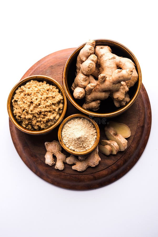 Ginger Paste / Puree or Powder / Sunth / Sonth, Selective Focus Stock ...