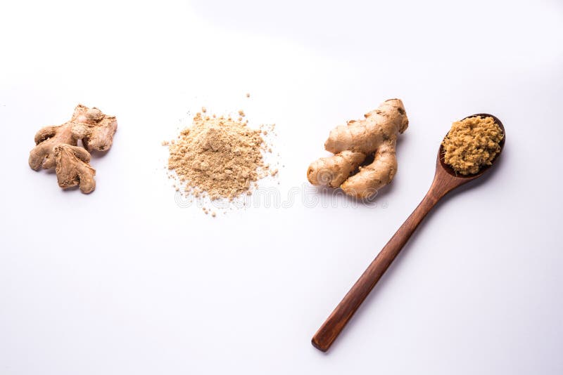 Ginger Paste / Puree or Powder / Sunth / Sonth, Selective Focus Stock ...