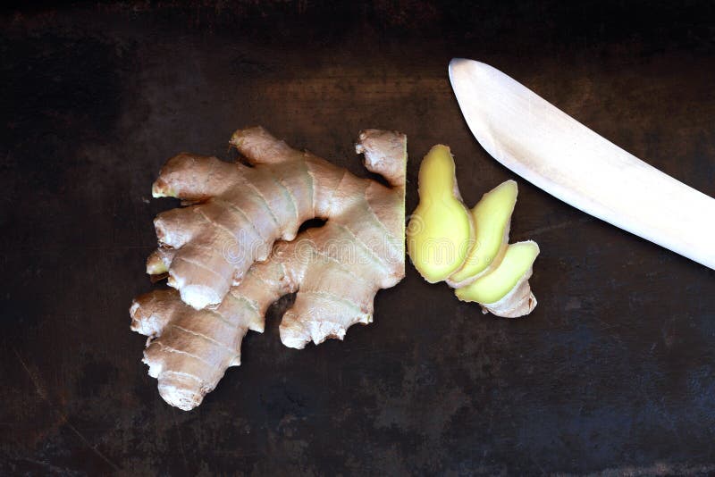 Ginger stock image. Image of food, kitchen, ginger, slices - 74806357