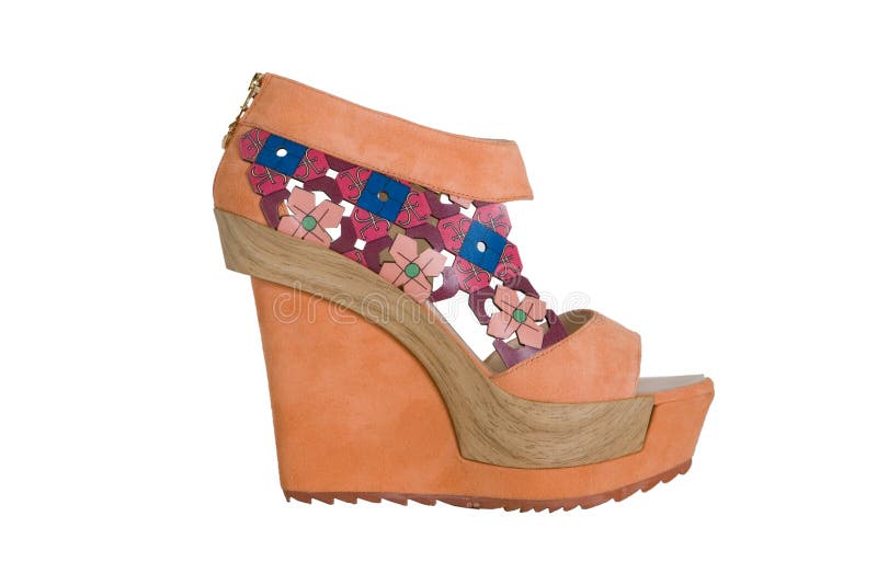 Ginger platform sandals stock image. Image of spike, elegant - 39970193