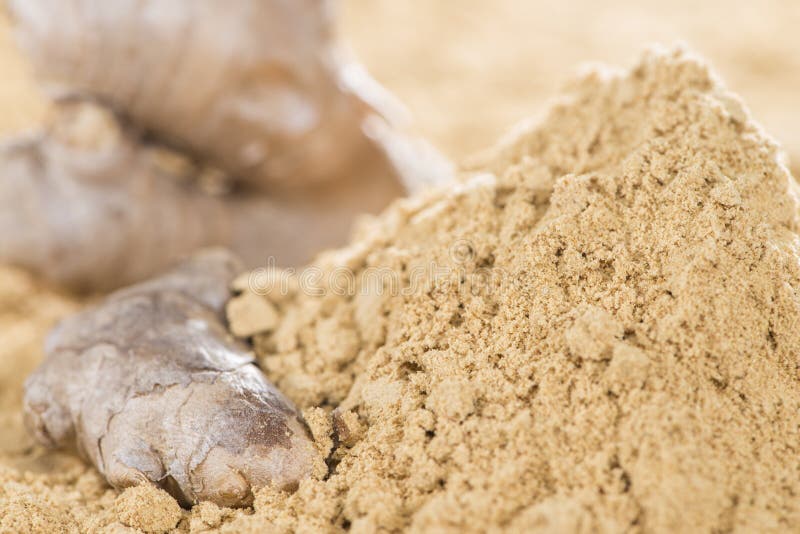 Ginger Powder stock image. Image of fresh, closeup, portion - 37685857