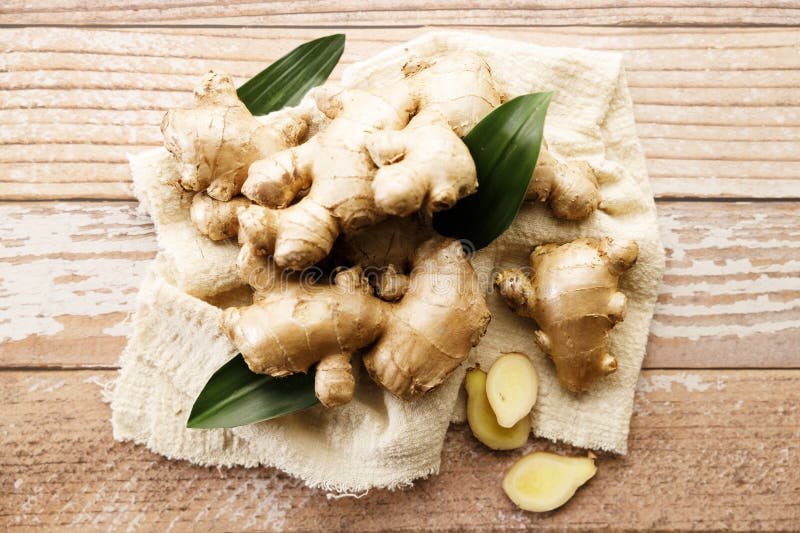 Ginger Tea with Ginger Root and Ginger Slices Stock Image - Image of ...