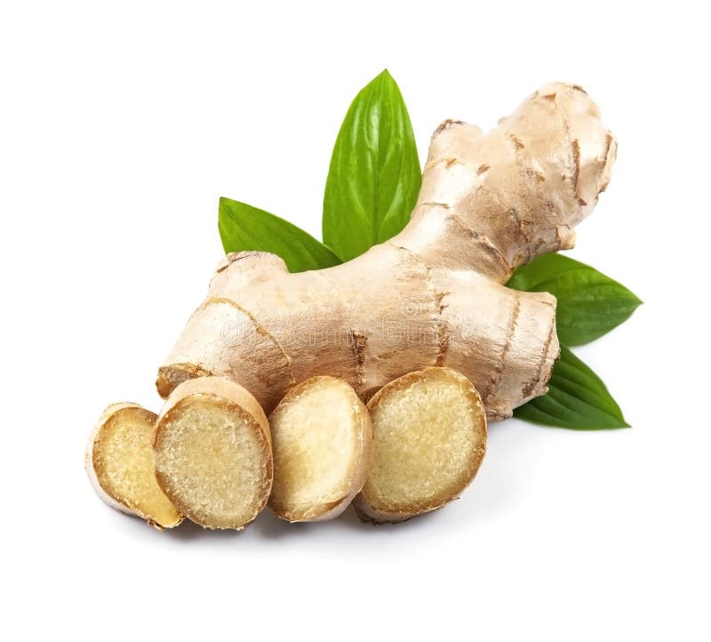 Ginger Roots with Slick Ginger Root Stock Image - Image of tasty ...