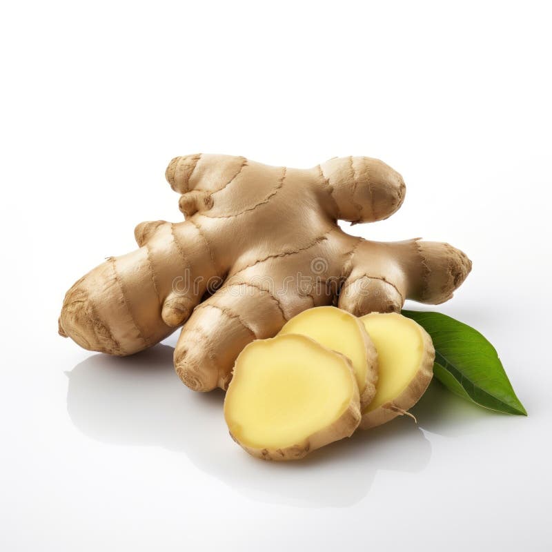 Ginger on a Simplistic White Background AI Generated Stock Illustration ...