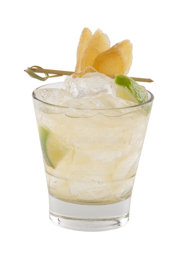 Ginger Sour Cocktail stock image. Image of juice, shot - 36390937