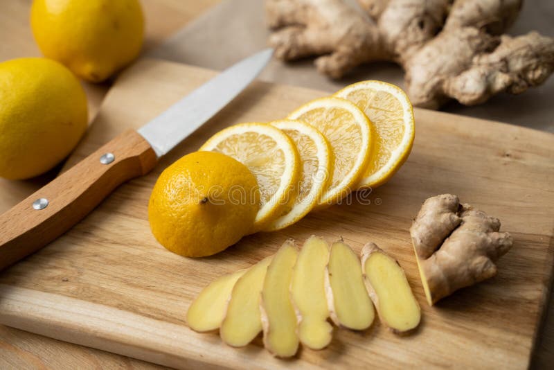 Ginger Tea in a Glass for Flu Cold Winter Days Stock Image - Image of ...