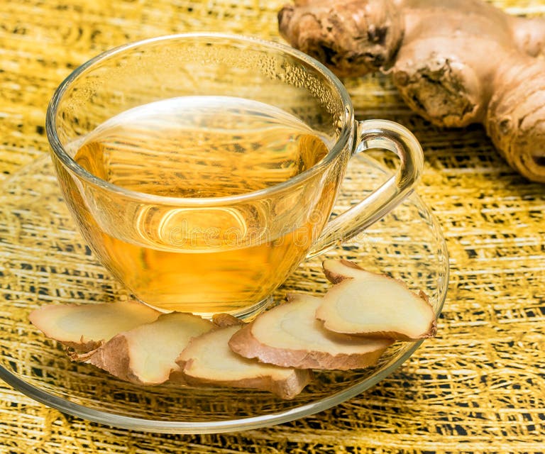 Ginger Tea Indicates Beverages Refreshing and Roots Stock Photo - Image ...