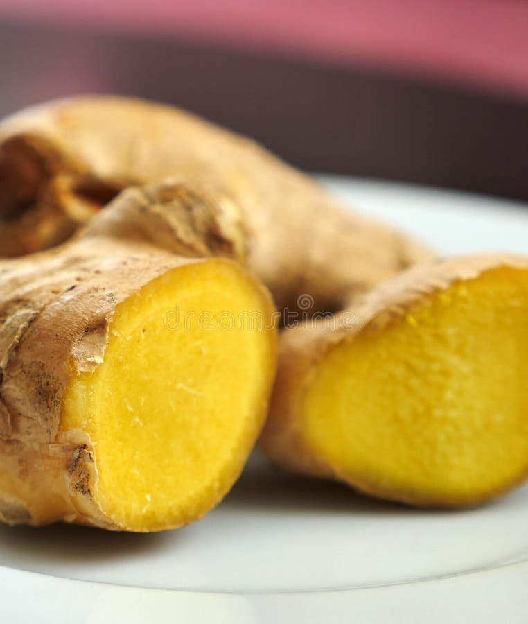 Ginger Tuber, Fresh Ginger Root Against Sexual Problems Stock Photo ...