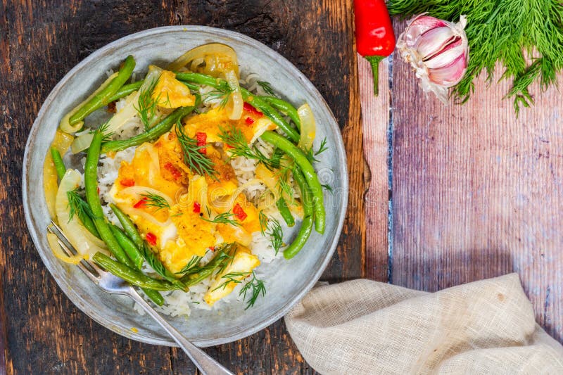 Ginger and turmeric cod stock image. Image of turmeric - 352157067