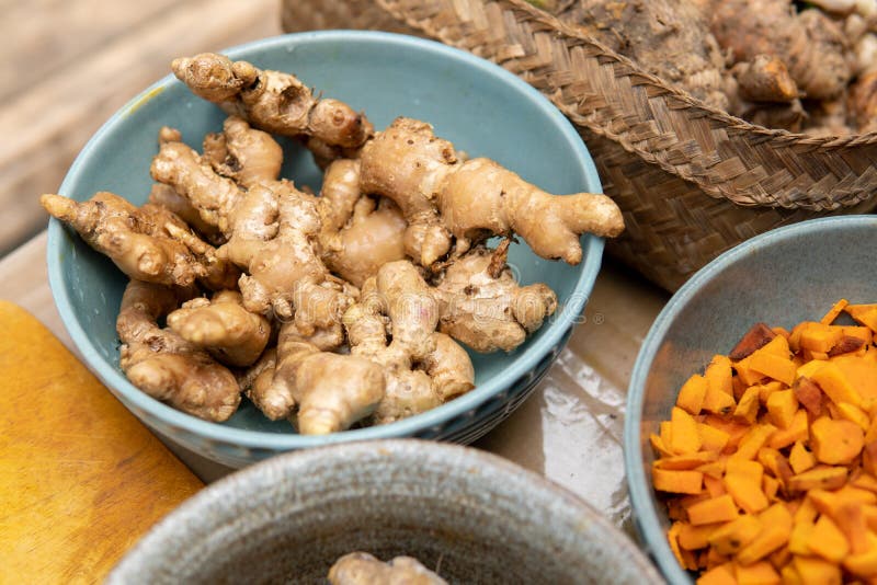 Ginger and Turmeric for Jamu Traditional Stock Image - Image of djamu ...