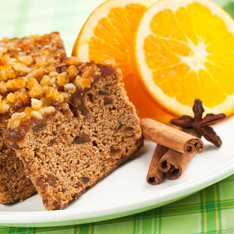 Gingerbread. stock image. Image of orange, fruit, cinnamon - 22169987