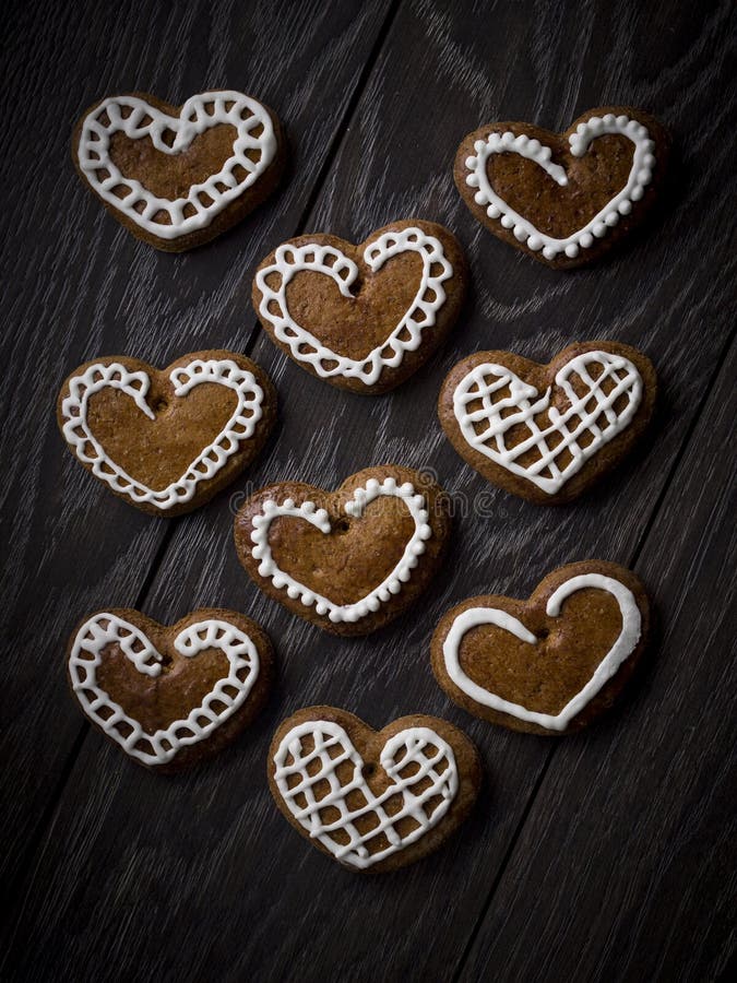 Gingerbread stock photo. Image of cookies, typical, heartshaped - 28203662