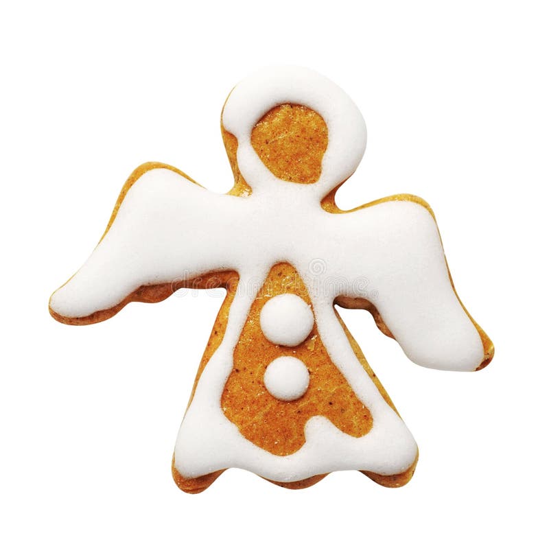Gingerbread angel stock photo. Image of snack, frosting - 39019906